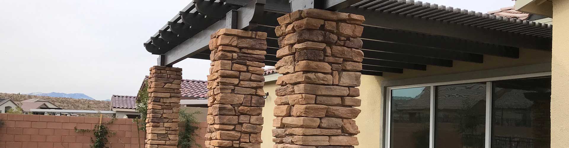 Patio Column Style Options Las Vegas | Patio Cover Column Design